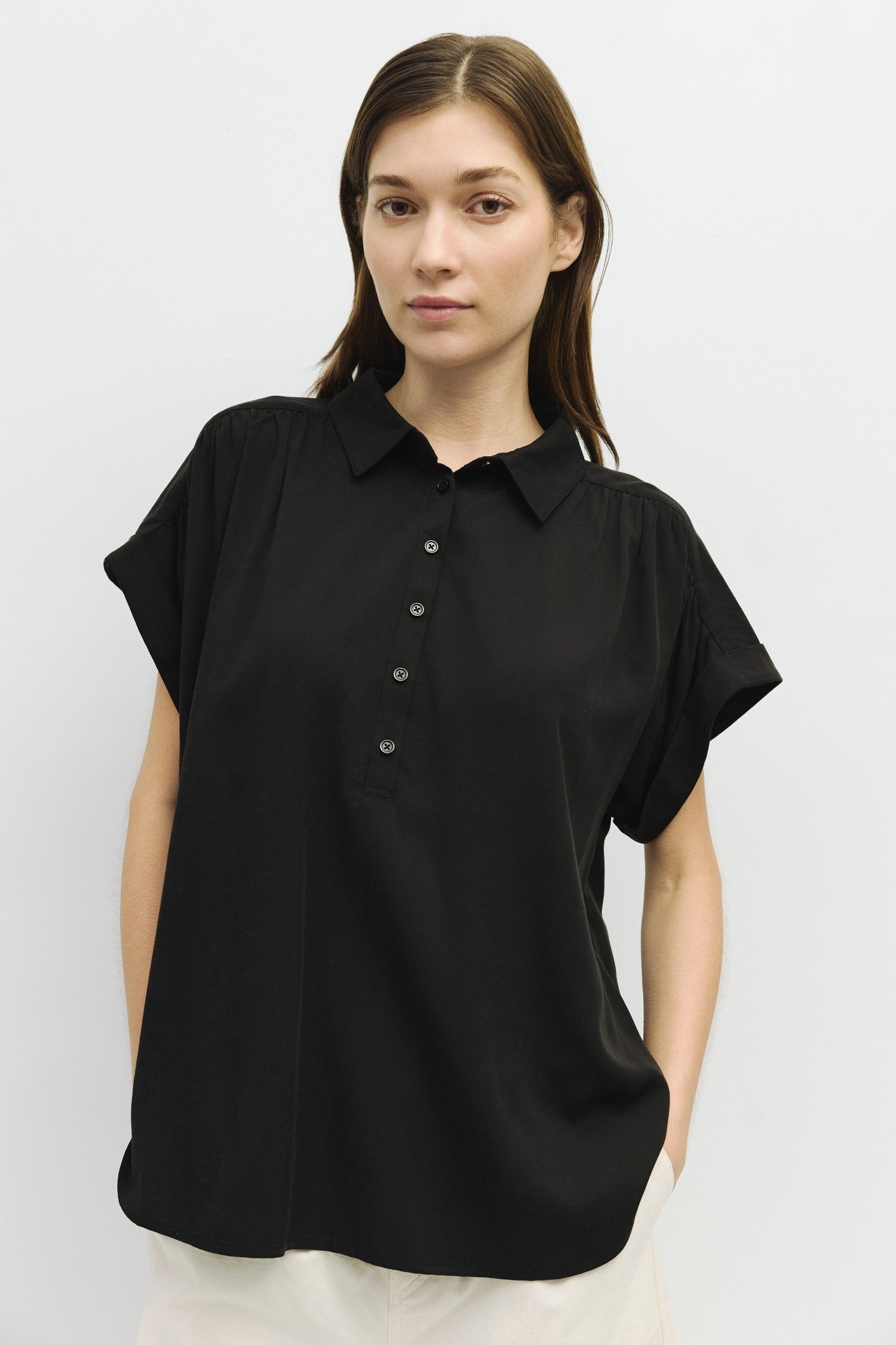 Agatha Top - Black – Ivy Boutique